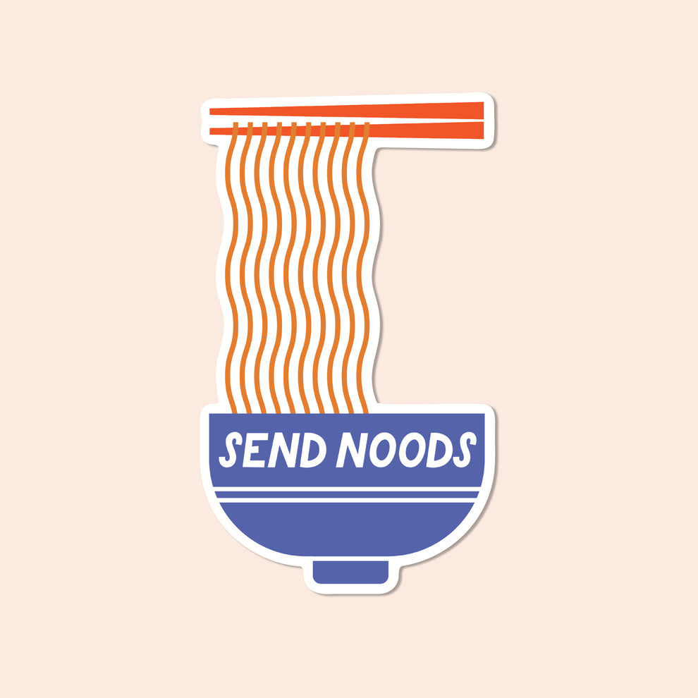 Send Noods Vinyl Sticker – The Bright Co
