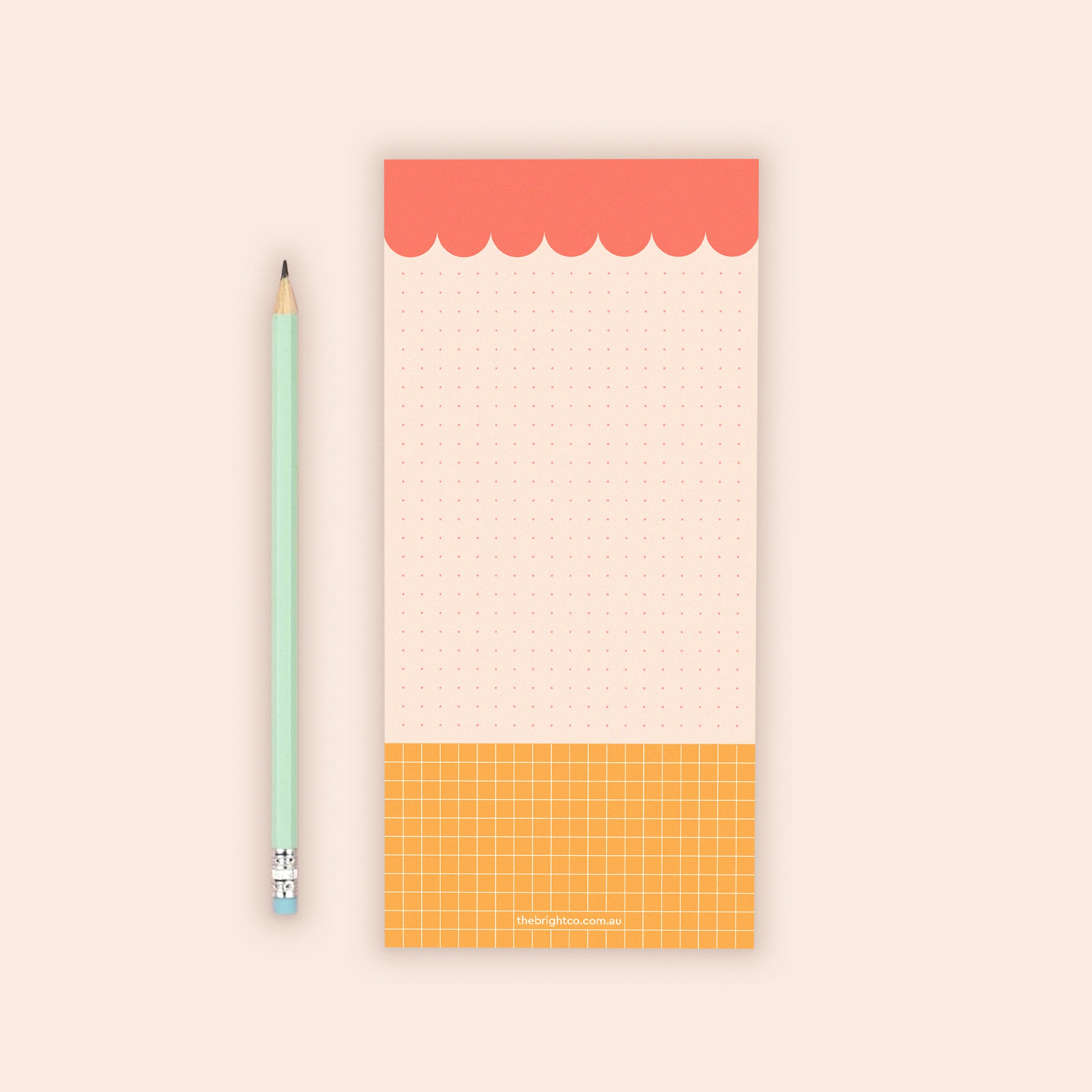 Wave Notepad Orange – The Bright Co